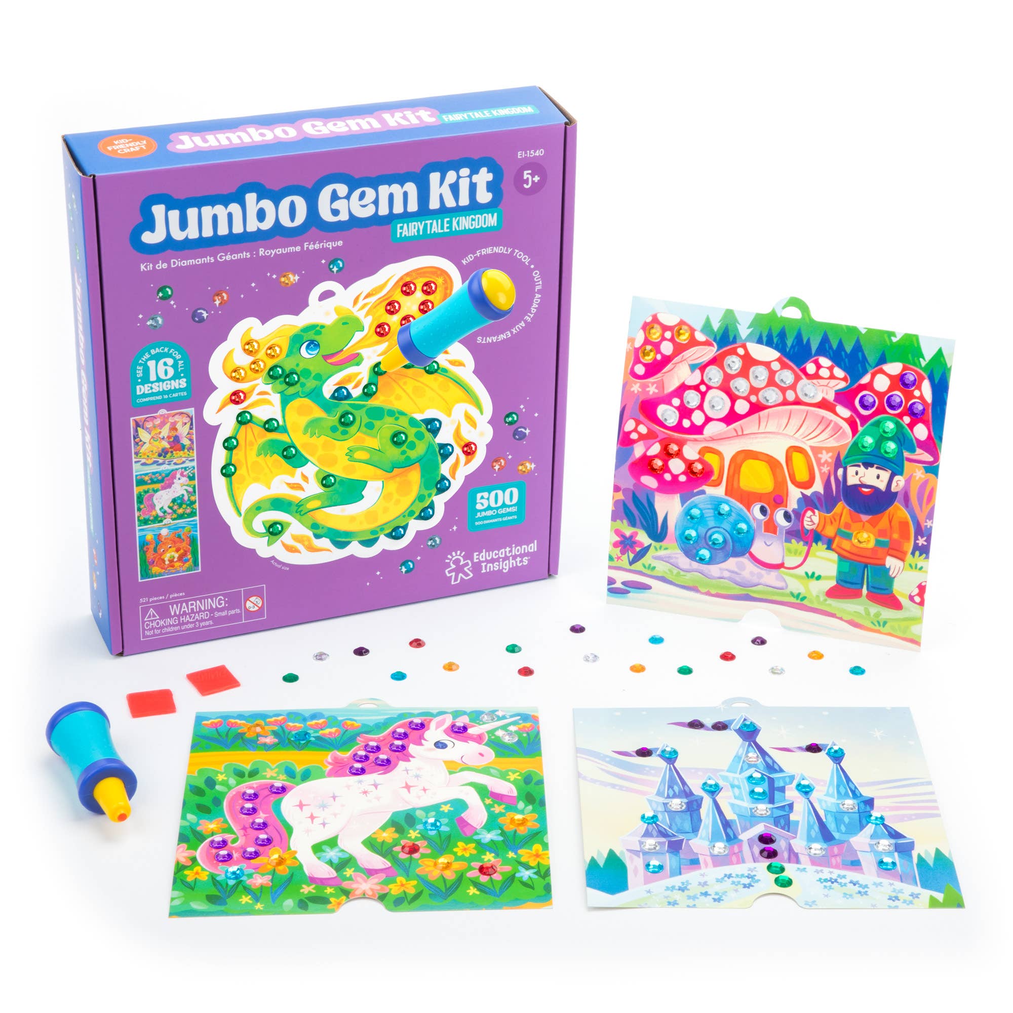 Jumbo Gem Fairy Tale Kingdom Craft Kit – The Sensory Site
