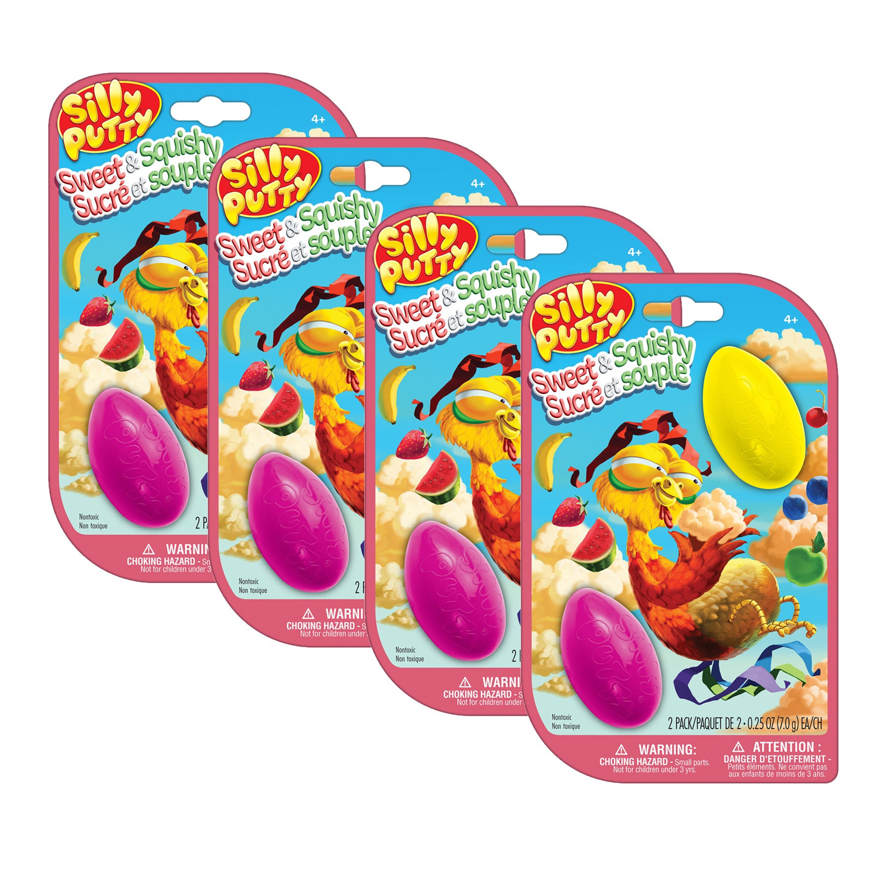 Silly Putty Sweet & Squishy Eggs 4pk – The Sensory Site
