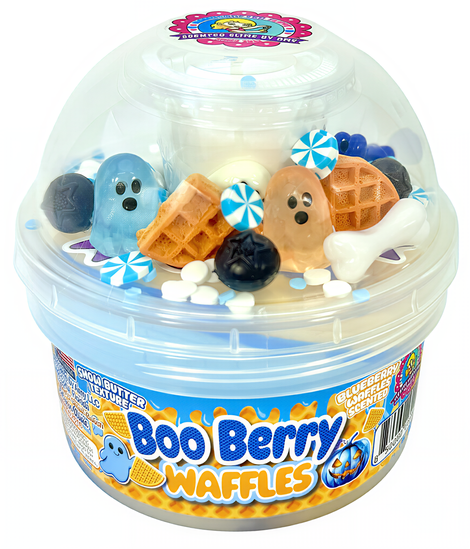 Boo-Berry Waffles Slime – The Sensory Site